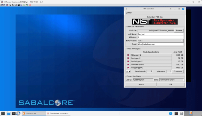 FDS – Sabalcore HPC Cloud High Performance Computing Pay per use